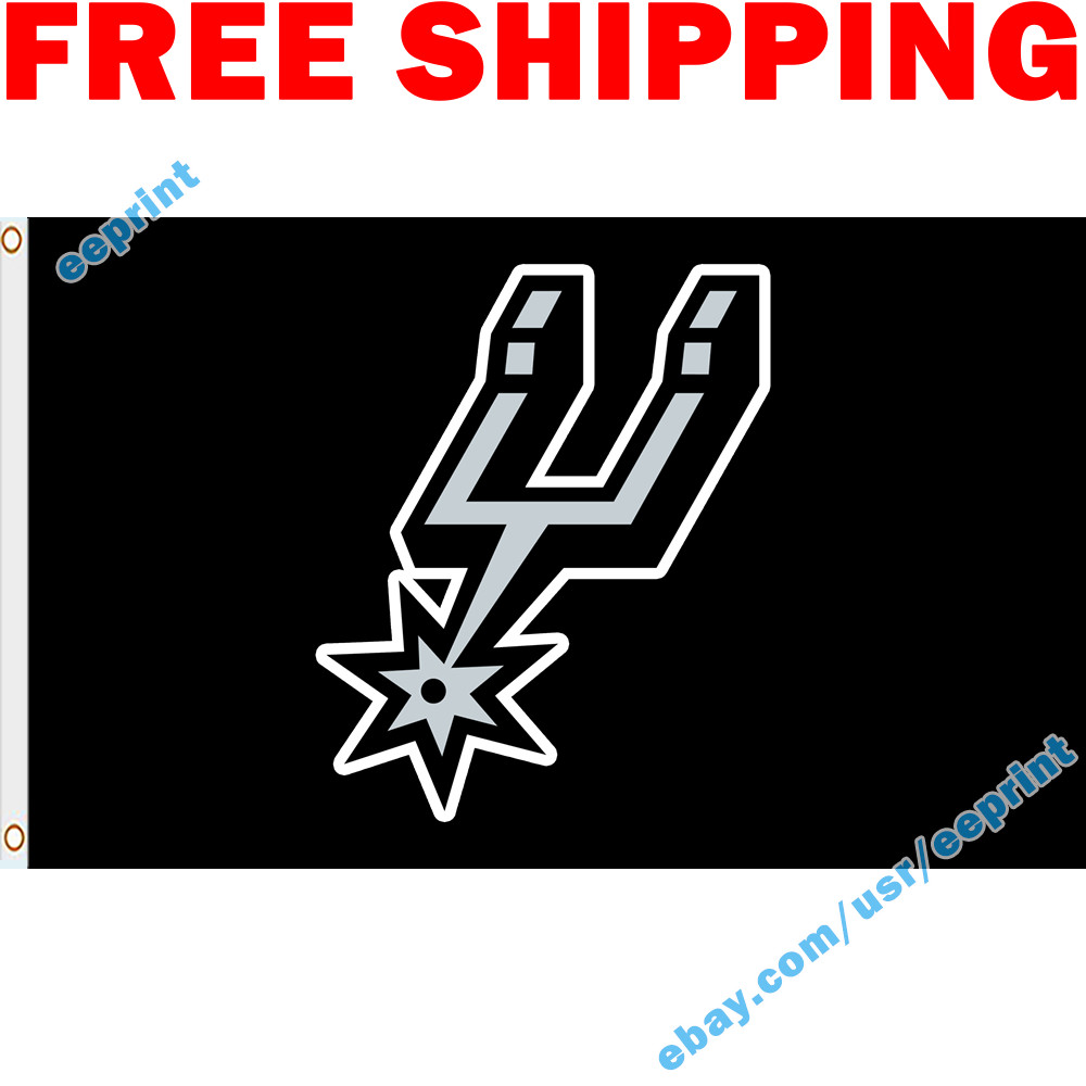 Black San Antonio Spurs Logo