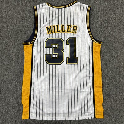 4 Colors Mens Reggie Throwback #31 Miller Basketball Jersey Indiana ...