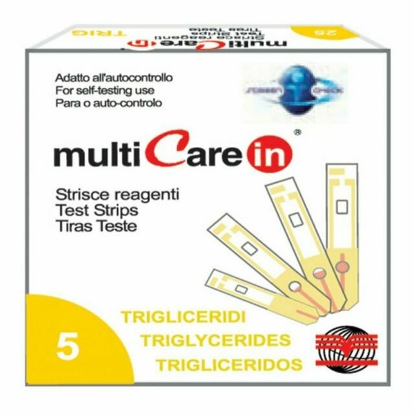 MultiCare IN Triglyceride Cholesterol-Teststrips - 5 Strips (3830271 ...