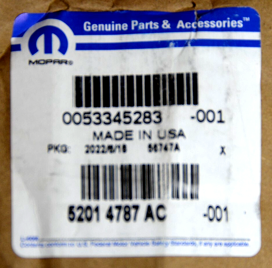 2014-2022 GRAND CHEROKEE DODGE DURANGO COOLING FAN MOPAR 52014787AC #12 ...