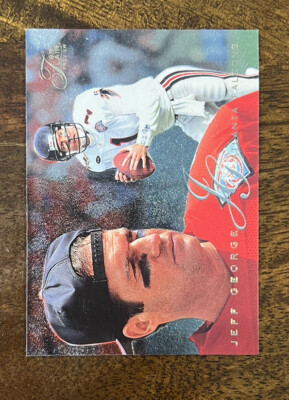 1995 Flair Preview | Jeff George | Atlanta Falcons | No. 2 of 30 | eBay