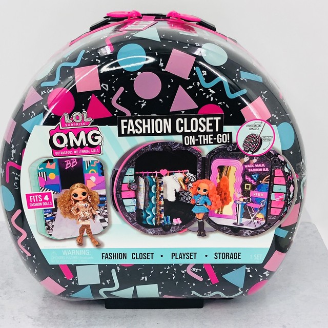 LOL Surprise OMG Fashion Closet on The Go Rolling Storage Playset 2020 ...