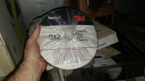 3/4" 3M Nextel 312 Braided High Temp Ceramic Sleeving 100ft Roll ...