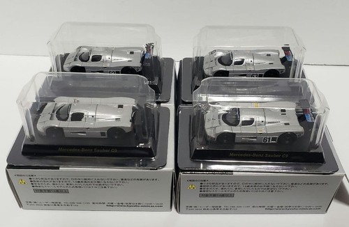 Kyosho 1/64 Circle K Sunkus Mercedes Sauber C9 Minicar 4-car set | eBay ...