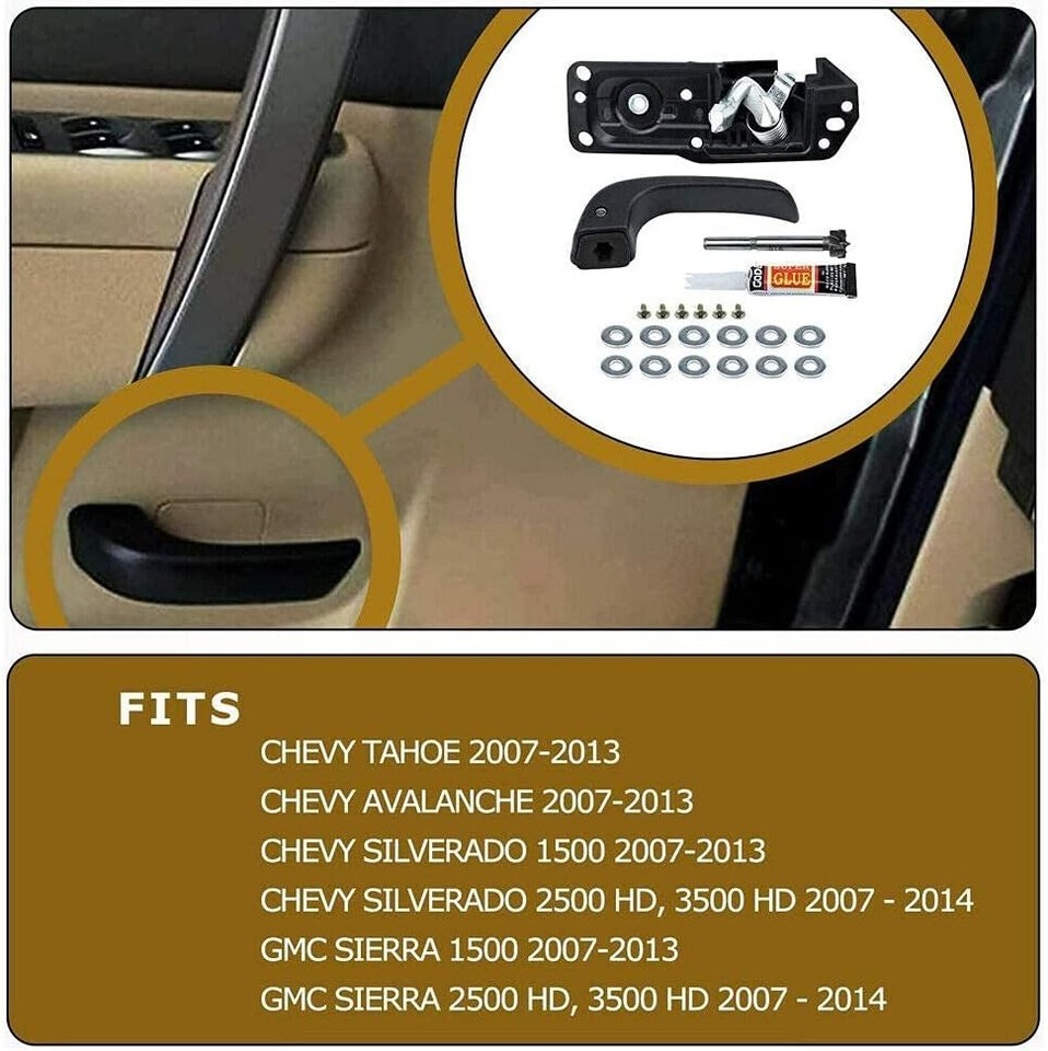 20833606 Driver Side Interior Door Handle for Chevy Silverado/GMC ...