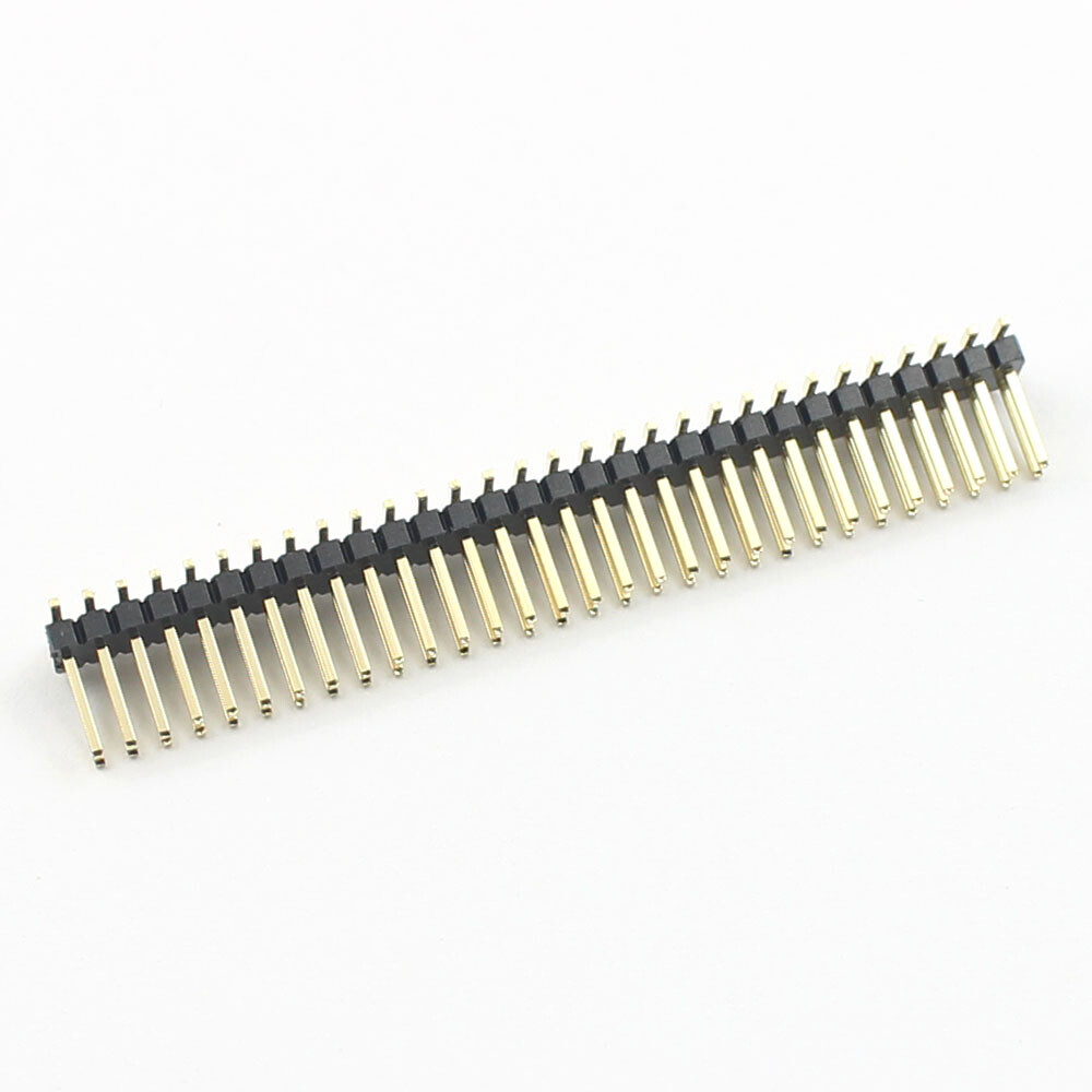 5Pcs Gold Plated Pitch 1.27mm Male 2x30 60 Pin Double Row SMT Pin ...