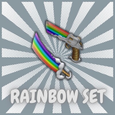 Rainbow Set MM2 / Murder Mystery 2 Godly Bundle | eBay