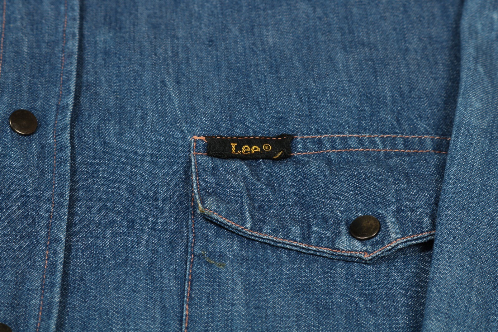 Vintage LEE Denim Western Shirt | Small | Button Coll… - Gem