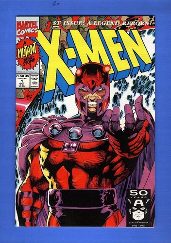 X-MEN #1 MAGNETO VARIANT NM JIM LEE CHRIS CLAREMONT (MARVEL 1991) | eBay