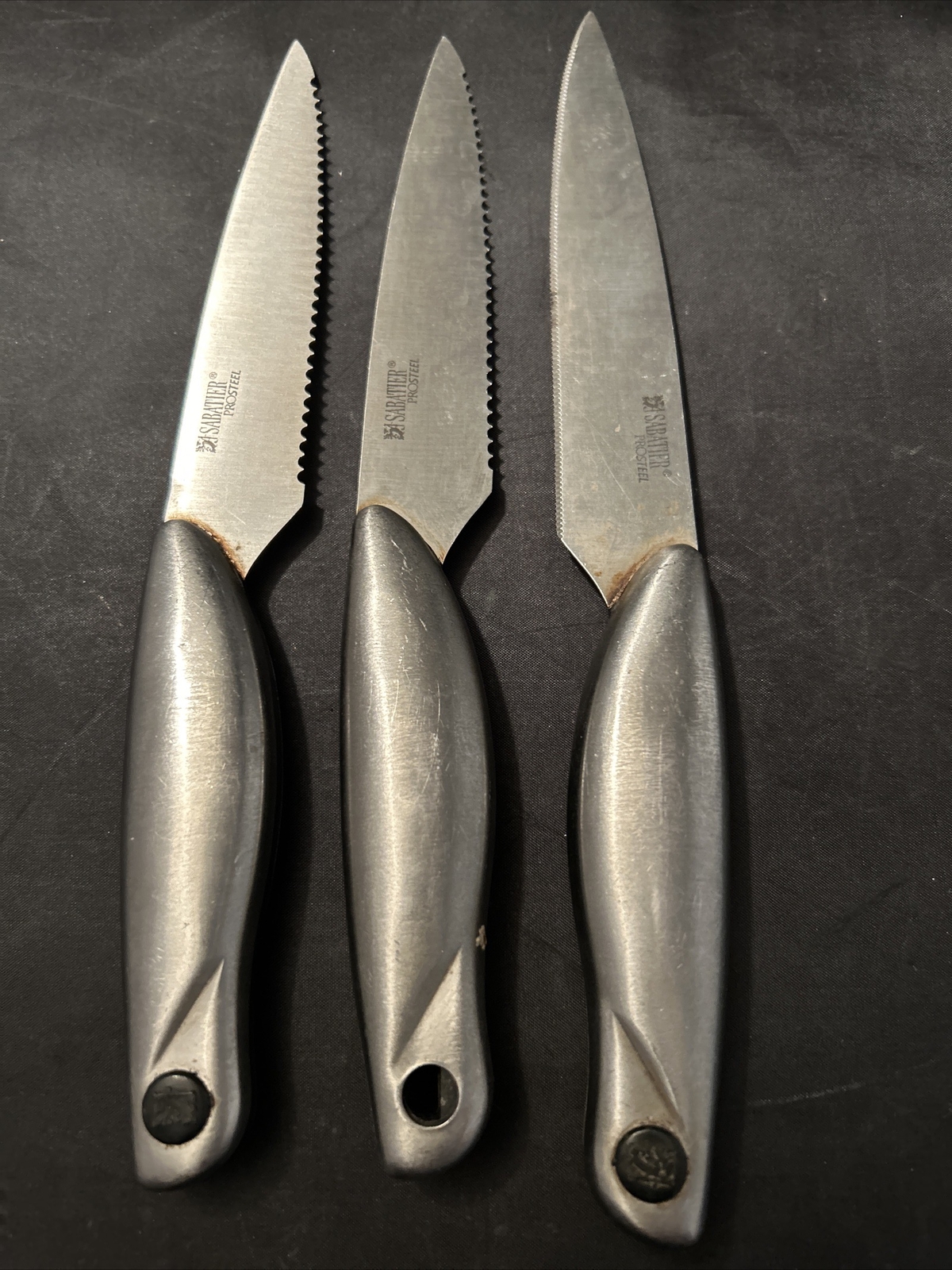 Sabatier ProSteel High Carbon Steel Knife Set Set of 3 | eBay