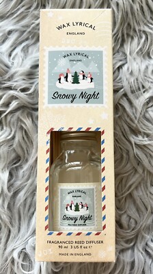 BRAND NEW WAX LYRICAL SNOWY REED DIFFUSER 3.3 OZ / 90 ML ENGLAND | eBay