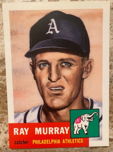Ray Murray Philadelphia Athletics Topps Baseball Card 1953 Series ...