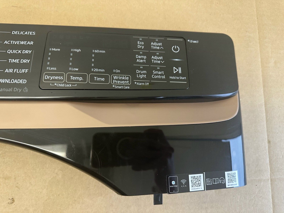 Samsung Dryer DVE50BG8300V/A3 Control Panel & UI PCB DC92-02401A DC97 ...