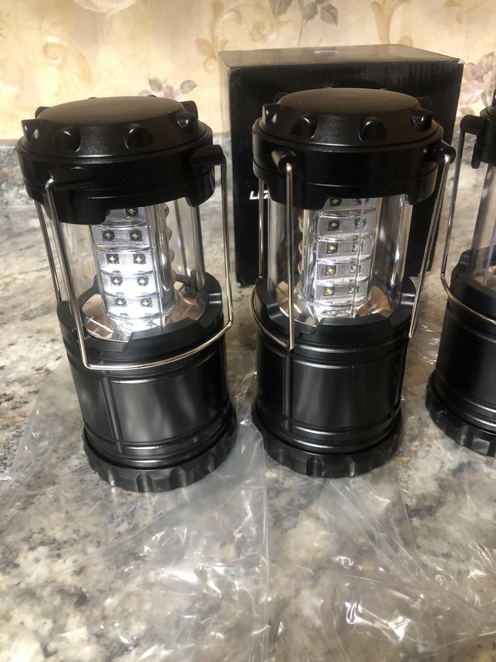Open Box Everyday Essentials Portable Collapsible LED Lanterns ...