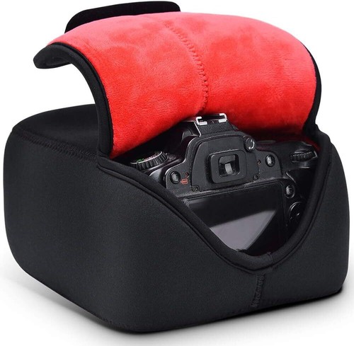 DSLR SLR Camera Sleeve Case with Neoprene Protection, Compatible large ...