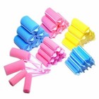 3 Packs Sponge Hair Rollers Foam Curlers with Buckle Soft Pillar ...