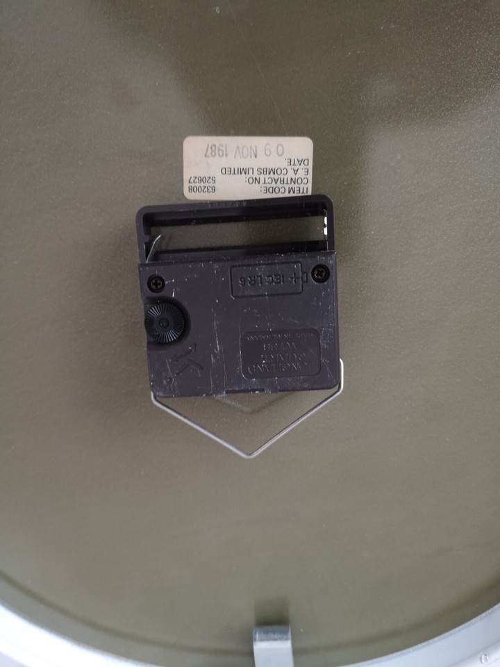 Vintage Original The Post Office Wall Clock 12" 24hr 1987 White | eBay UK