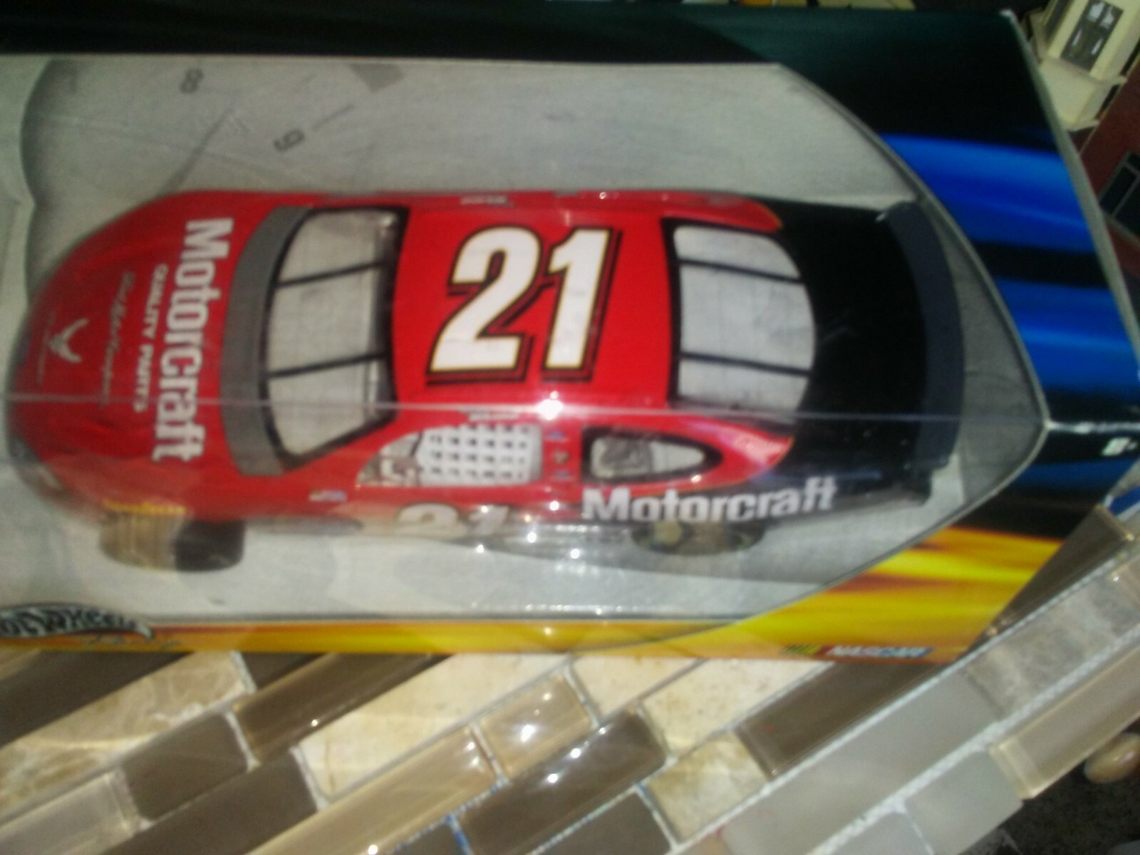 HOTWHEELS Racing 1:24 STOCK CAR RICKY RUDD #21 Motorcraft Ford Taurus ...