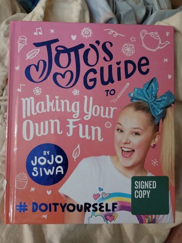 AUTOGRAPHED BOOK JoJo Siwa SIGNED BY AUTHOR Authentic YOUTUBE RARE ...