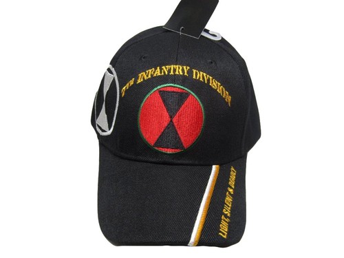 NEW! US ARMY 7TH INFANTRY DIVISION LIGHT, SILENT & DEADLY BALL CAP HAT ...