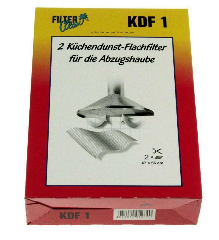 FilterClean KDF1 2x Filters Cover Cut Out Indicator 47x56cm Faber AEG ...