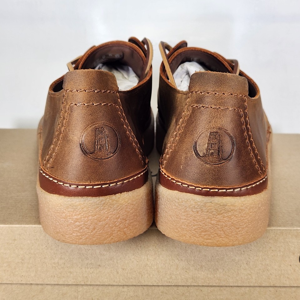 Size 8.5 - Clarks Clarkwood Low - Beeswax Leather | eBay
