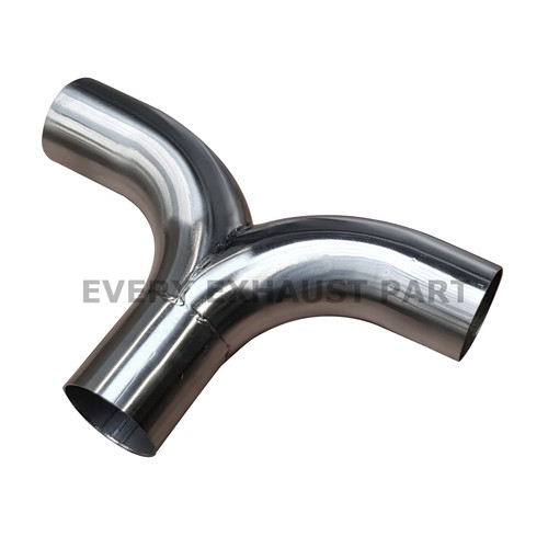 Exhaust Y-Piece Tee Piece 54mm Stainless Steel T304 Mandrel Bend Custom ...
