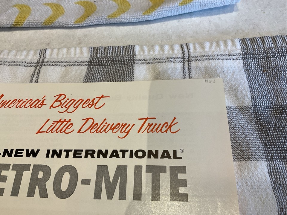 International Harvester Metro Mite Van Vintage Car Sales Brochure ...