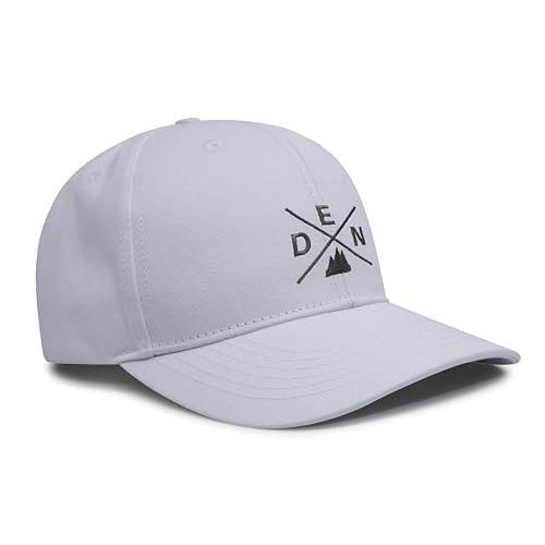Denver DEN Hat for Men Women - Snapback Trucker Baseball Cap (All White ...