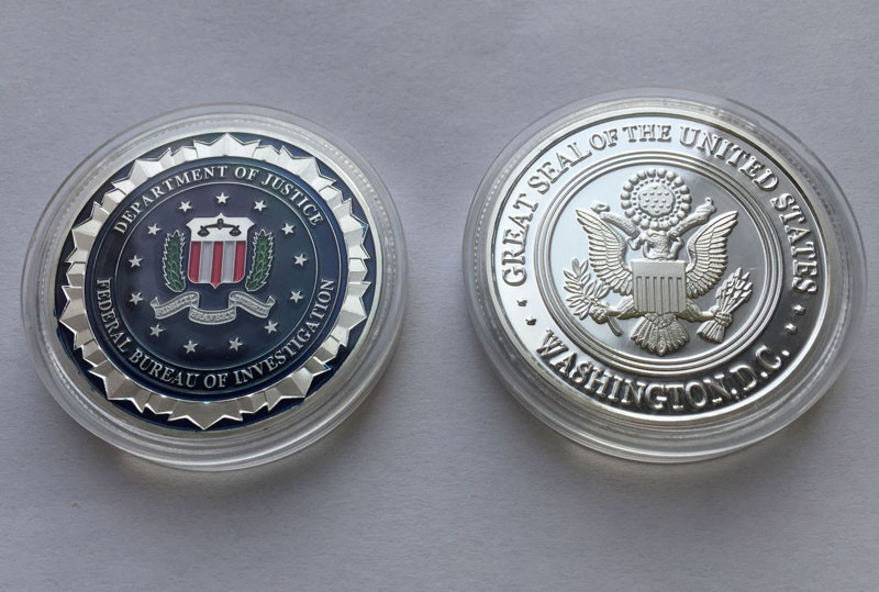 US American Federal Bureau of Investigation FBI EAGLE Challenge coin ...