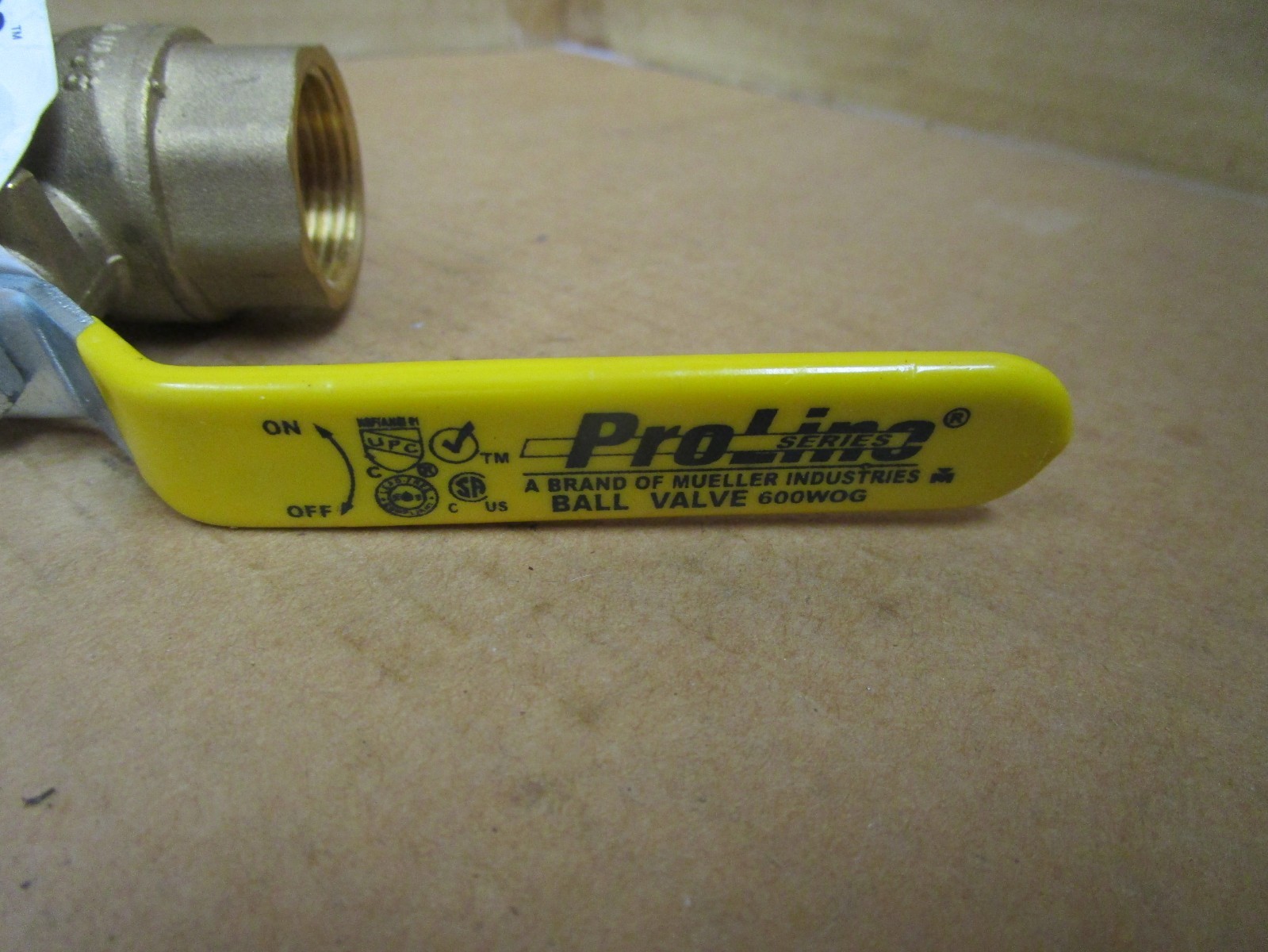ProLine Brass Ball Valve 107-814NL 3/4" NPT THREADED 600 PSI 600 WOG ...