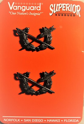 US Army JAG Corps Officer Branch Insignia Set Subdued Metal Authentic ...