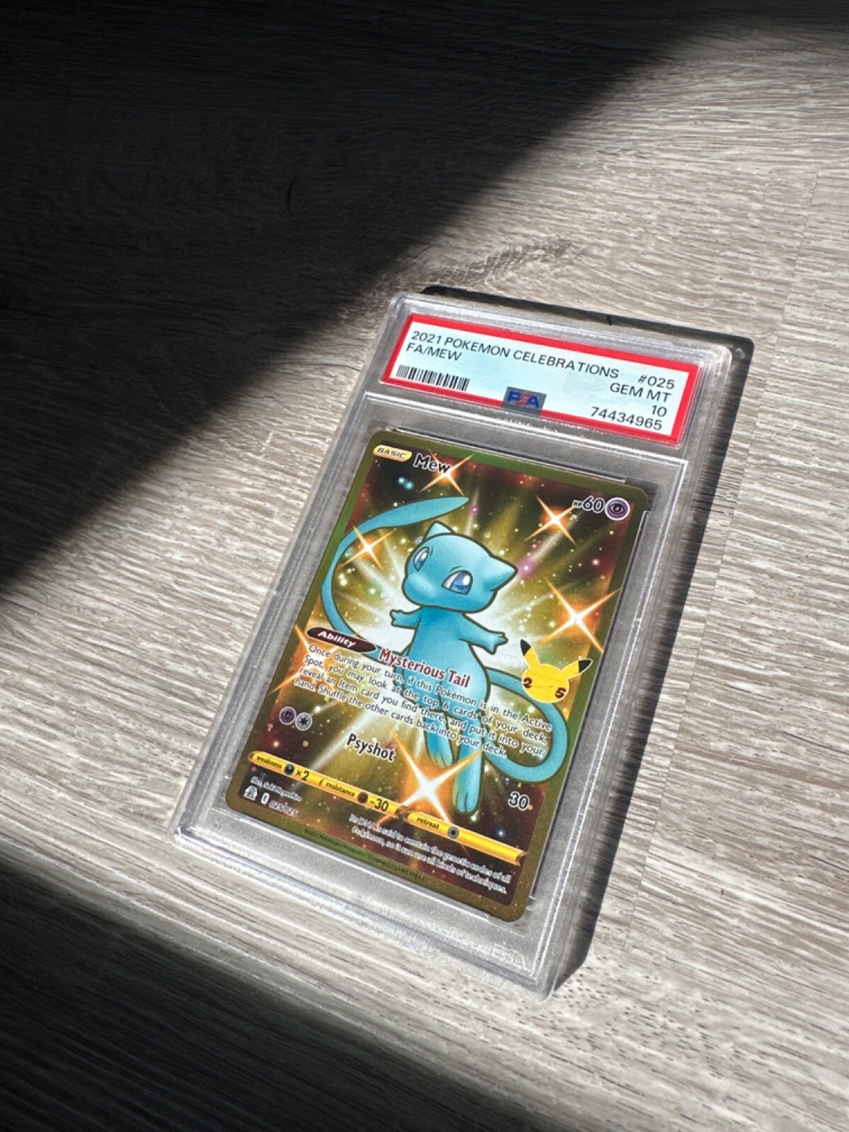 Mew (Secret) 025/025 Celebrations Holo | eBay