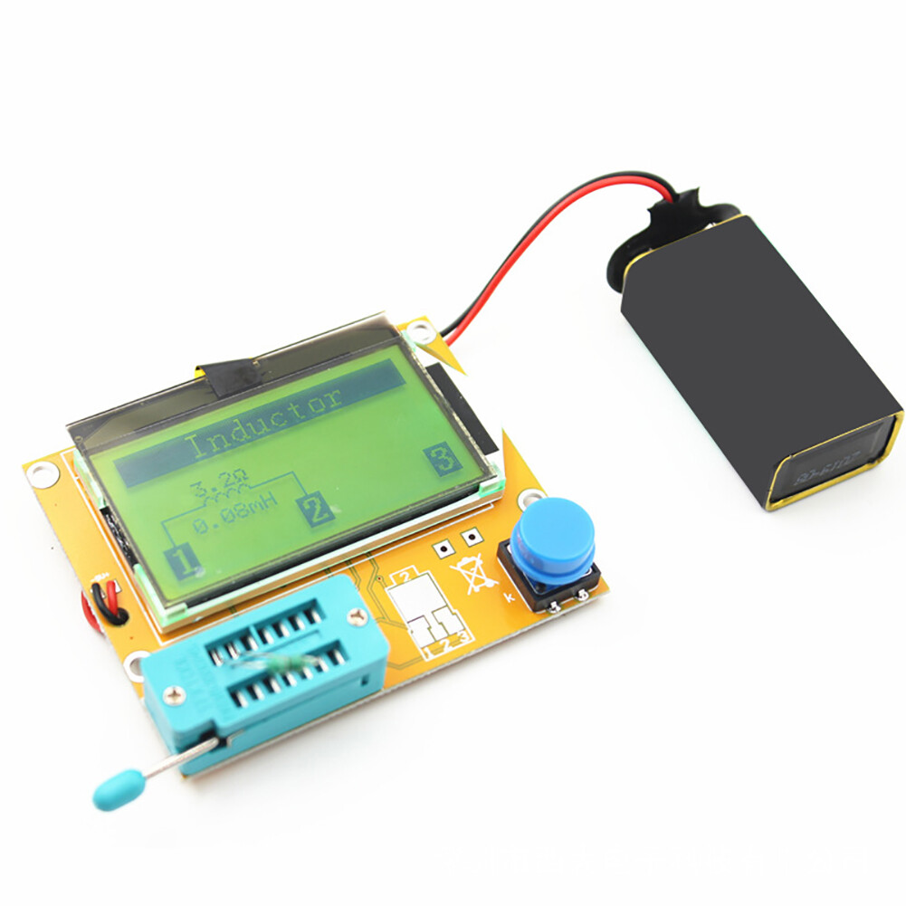 9V LCD Digital Transistor Backlight Diode Triode ESR Meter Tester Tool ...
