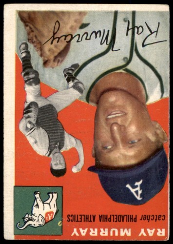 1954 TOPPS RAY MURRAY 49 VG-EX BASEBALL PHILADELPHIA ATHLETICS | eBay