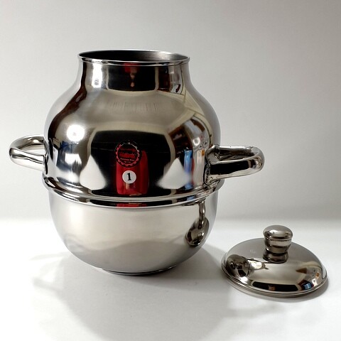 Beans Cooking Pot Stainless Steel Cookware Egyptian Damasa Double ...