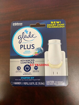 Glade PlugIn PLUS Smart Light Scented Oil Air Freshener STARTER KIT ...