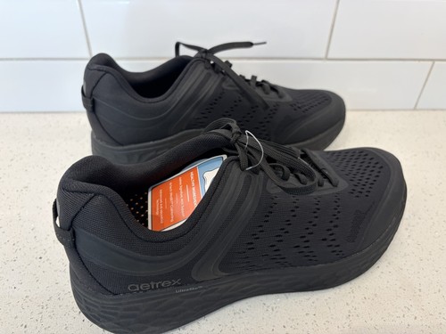 Aetrex Danika Womens Size 9.5 Black Arch Support Sneakers New | eBay