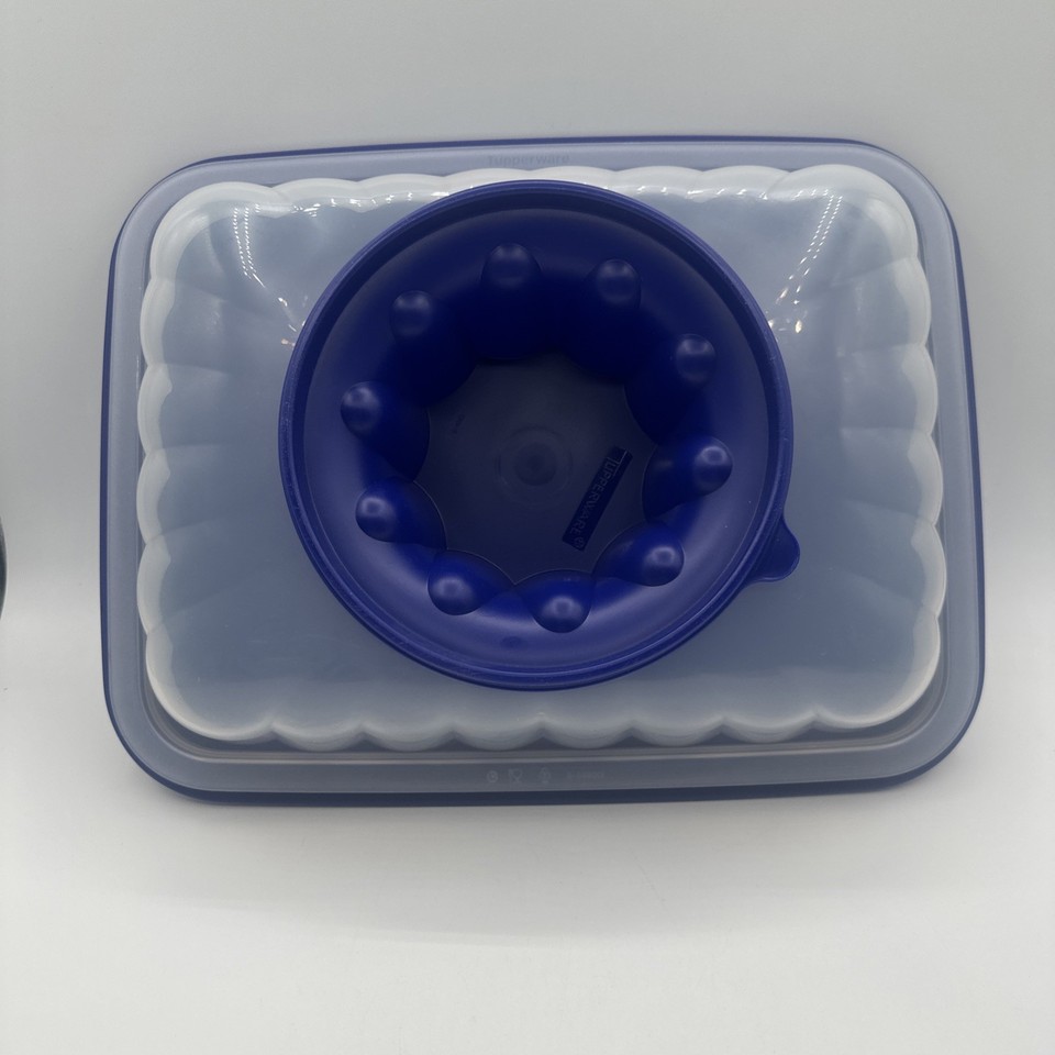 Tupperware Jel-Party Dome Mold Jel-Ring Jumbo Blue New | eBay