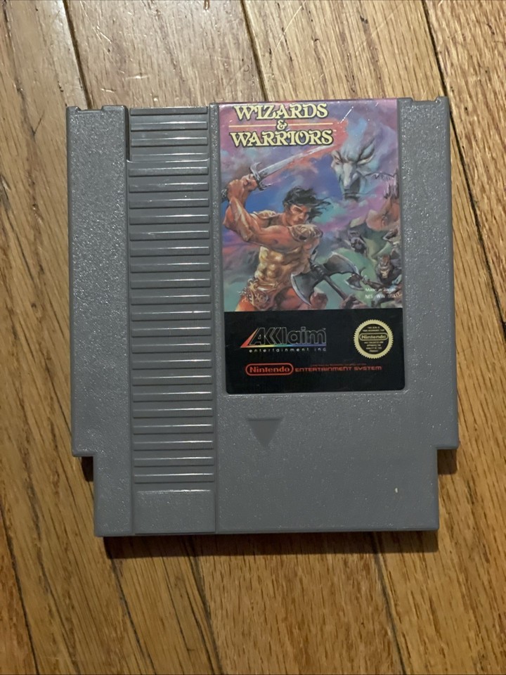Wizards & Warriors (Nintendo NES) Authentic Tested Nice Shape !! | eBay