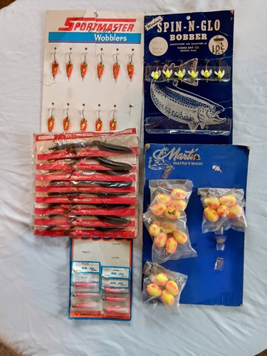 Vintage Spin-n-Glo Wobblers Weedless Ell Mini Jigs Clown Kork | eBay