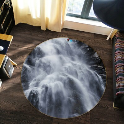 3D Waterfalls Flow NAO5999 Game Rug Mat Elegant Photo Carpet Mat Fay ...