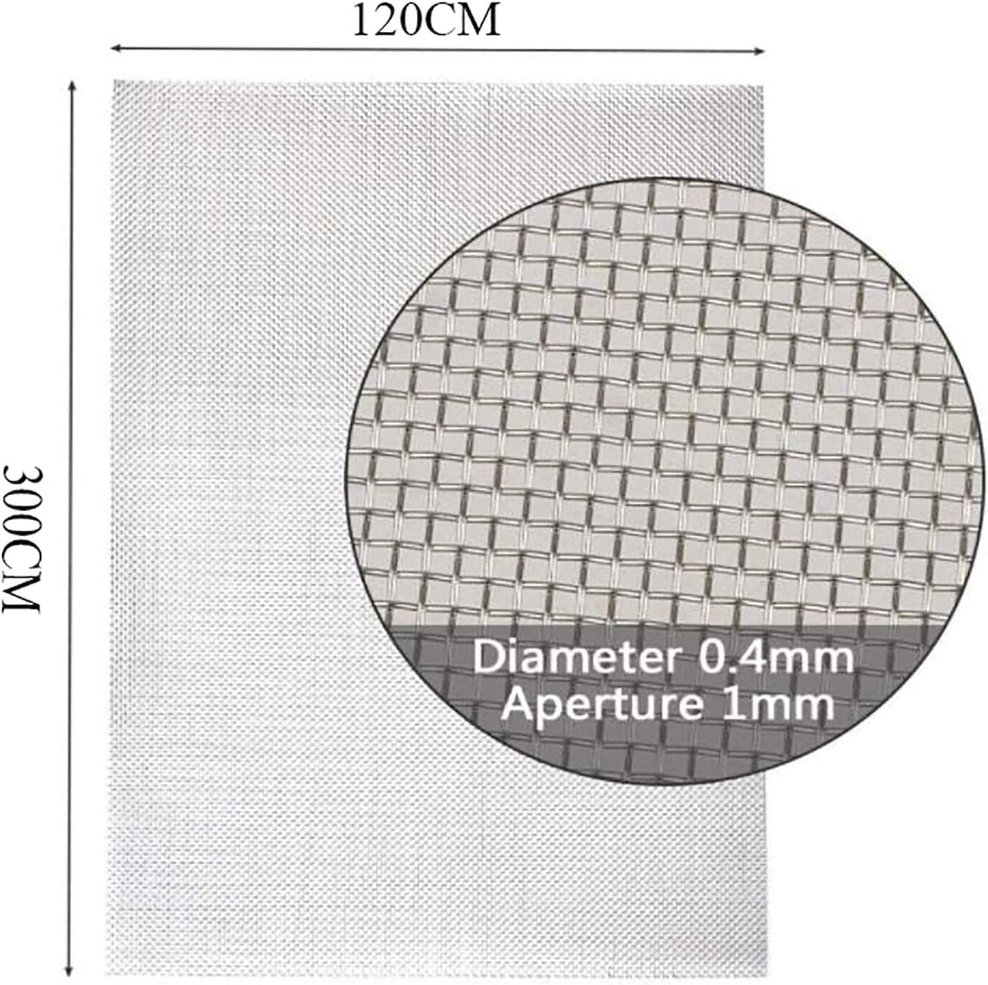 304 Stainless Steel Woven Wire Mesh Wire Mesh Window Screen Mesh | eBay