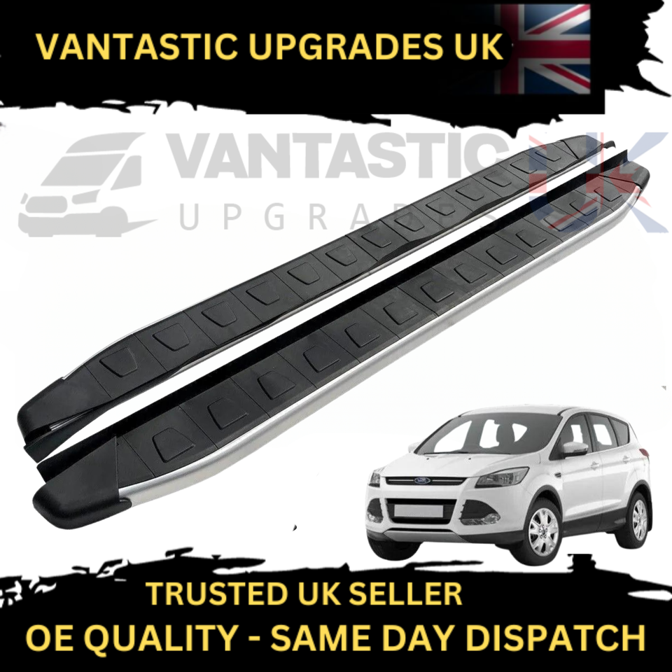 FORD KUGA SIDE STEPS RUNNING BOARDS OEM STYLE (2016-2019) NEW BOARD SET ...