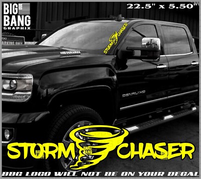 Storm Chaser Custom vinyl sticker decal car Tornado Hurricane Spotter ...