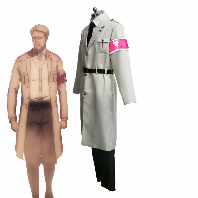 Attack on Titan Season 4 Marley Military Uniform Reiner Braun Cosplay ...