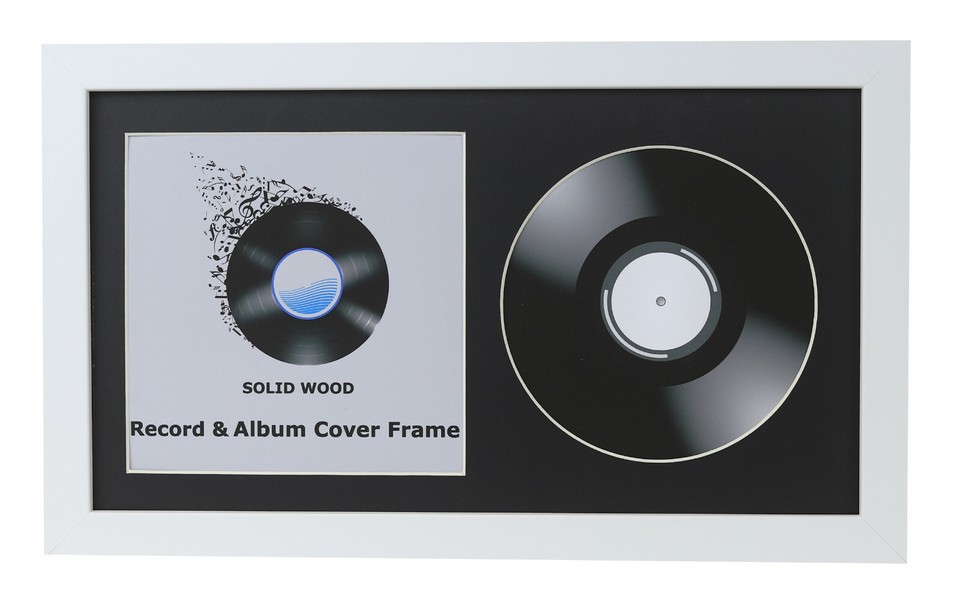 12" / 10" / 7" Vinyl LP Record and Album Cover Frame Memorabilia Wall ...