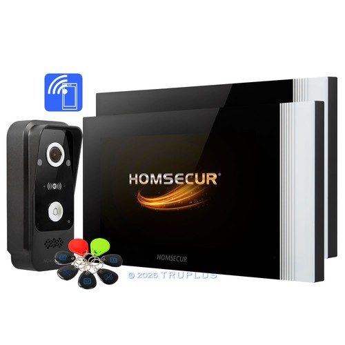 HOMSECUR Video Doorbell Intercom with APP Control, Fob Access ...