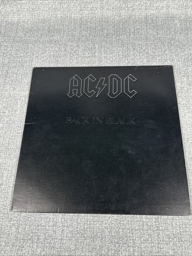 AC/DC Back In Black Embossed Gray Letters Masterdisk Bob Ludwig LP STA-8045/7 A | eBay