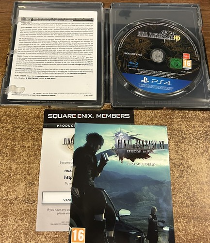 PLAYSTATION 4 - FINAL FANTASY: TYPE-0 HD Game REGION 2 Steelbook VG PS4 ...